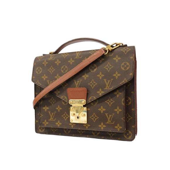 Louis Vuitton | Bags | Louis Vuitton Handbag Monogram Monceau M5185 ...